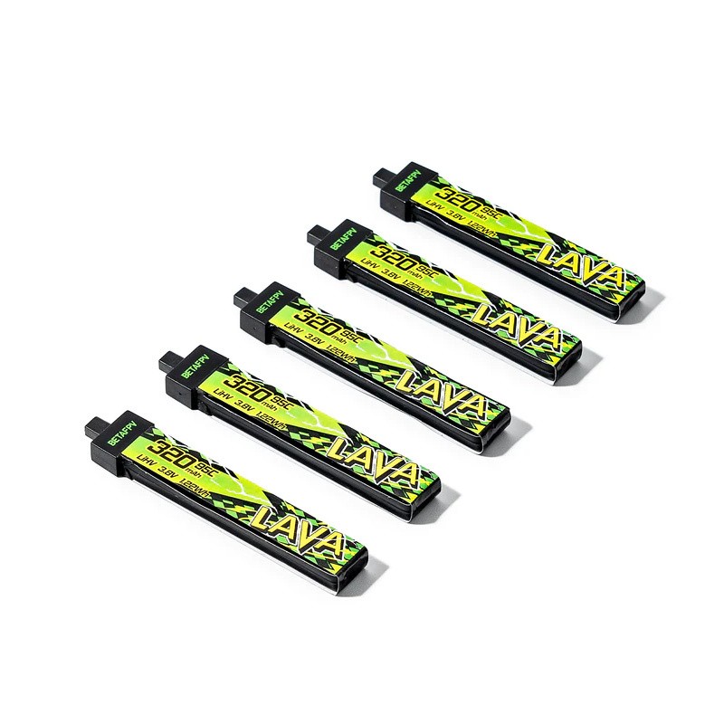 BetaFPV Lava II 320mAh 1S 95C HV (5pcs)
