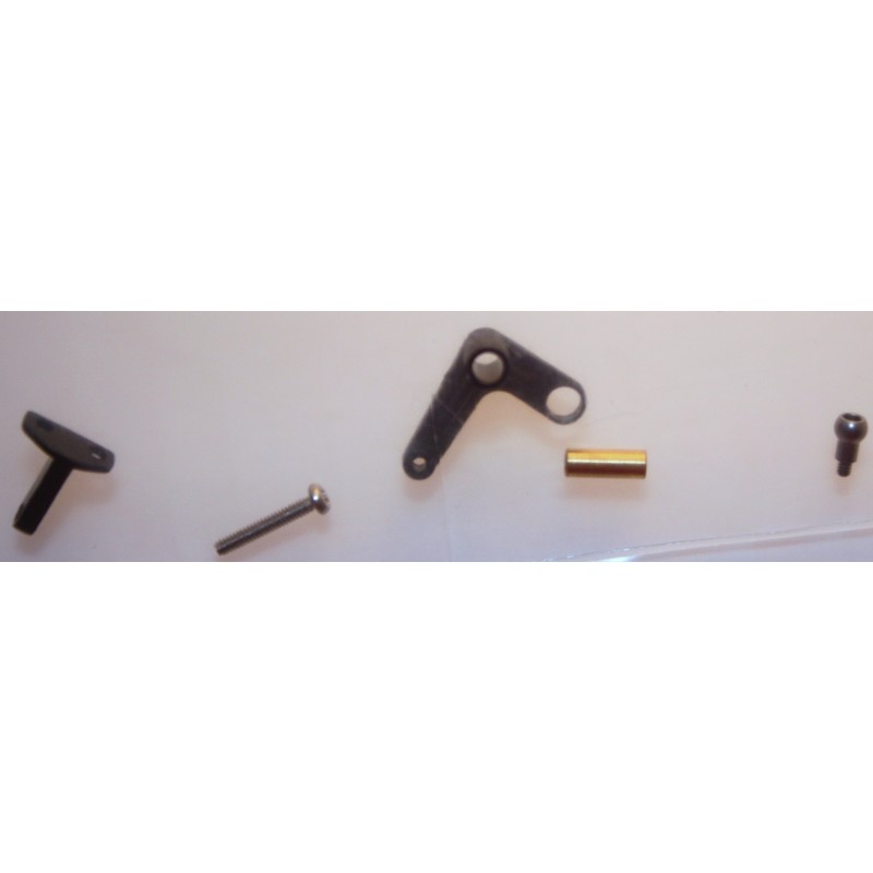 Rudder servo arm (gouvernail bascule de servo)